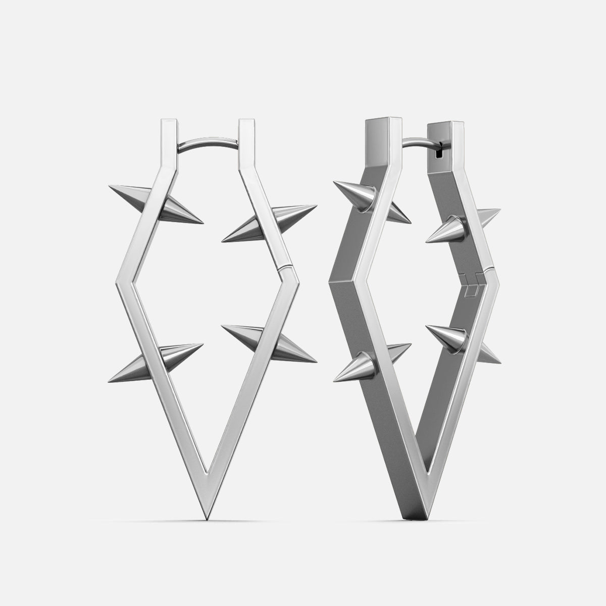 Angular Spike Frame Earring – Punkyouth